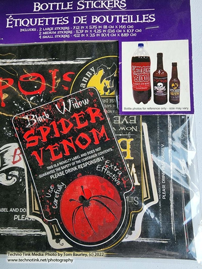 Halloween Bottle Labels (8 ct) – Pirate Relief