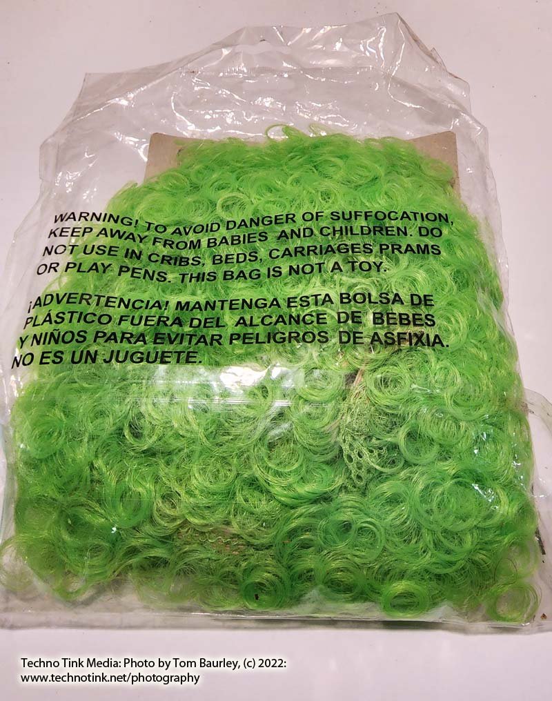 Bright Green Luxury Curly Wig Pirate Relief Bright Green Luxury Curly Wig Pirate Relief